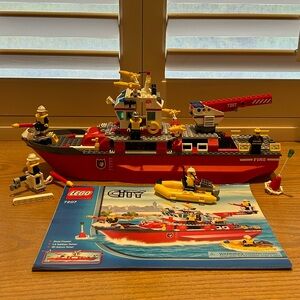 Lego | Toys | Lego 727 City Fire Boat Retired 200 | Poshmark